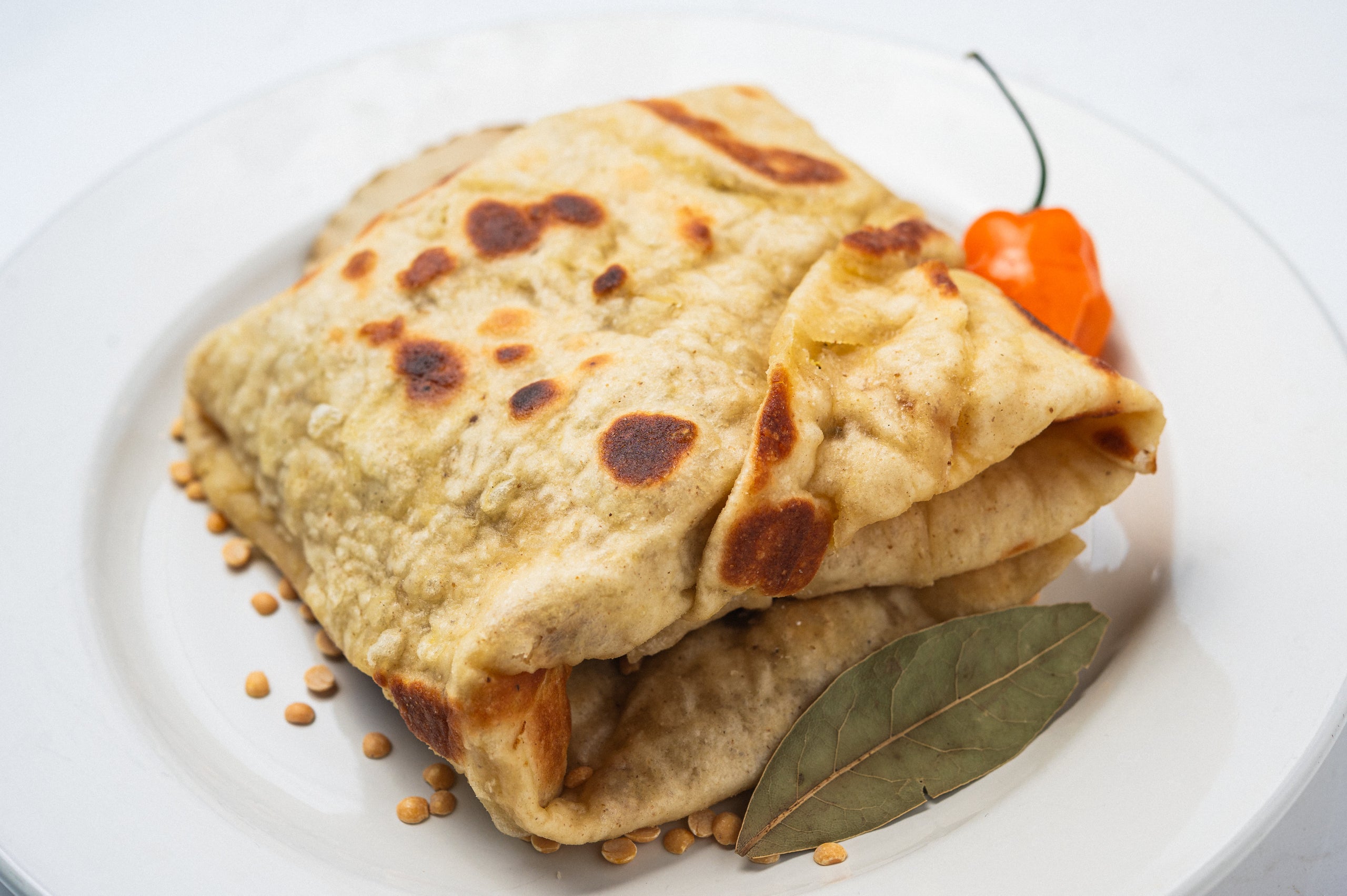 Curry Shrimp Roti | Naomi's Island Cafe